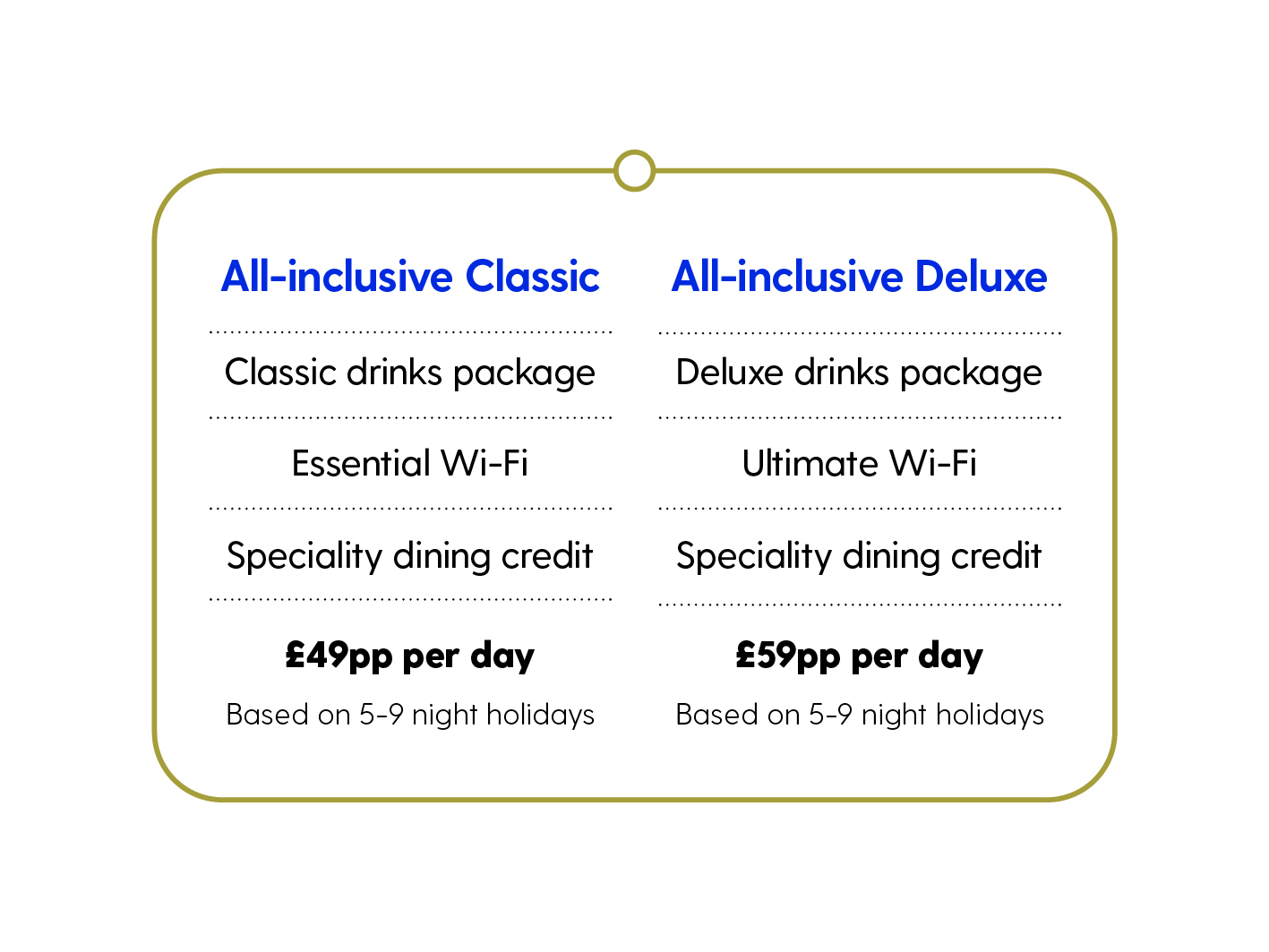 P&O Cruises All Inclusive Packages Explained